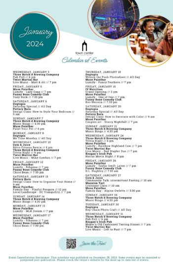 January Happenings - Town Center of Virginia Beach